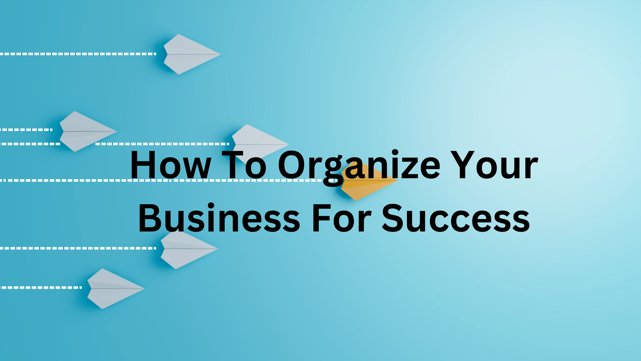 How To Organize Your Business For Success - Planifiko